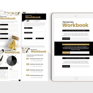 Lovely Business Mini Workbook Canva Template. Workbook, DIY Canva ...