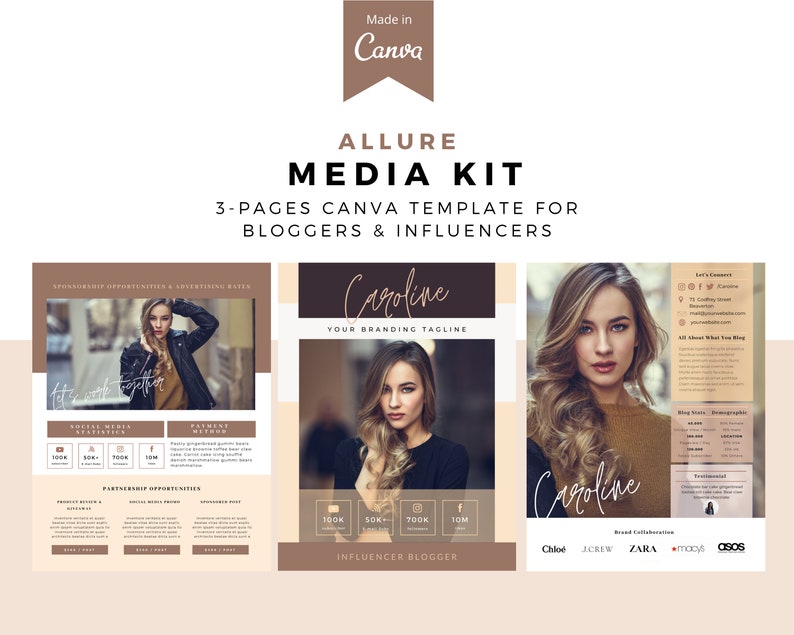 Allure Complete Template Set Ebook Template Kit Course | Etsy