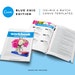 Blue Chic Workbook Canva Template Workbook Template DIY - Etsy