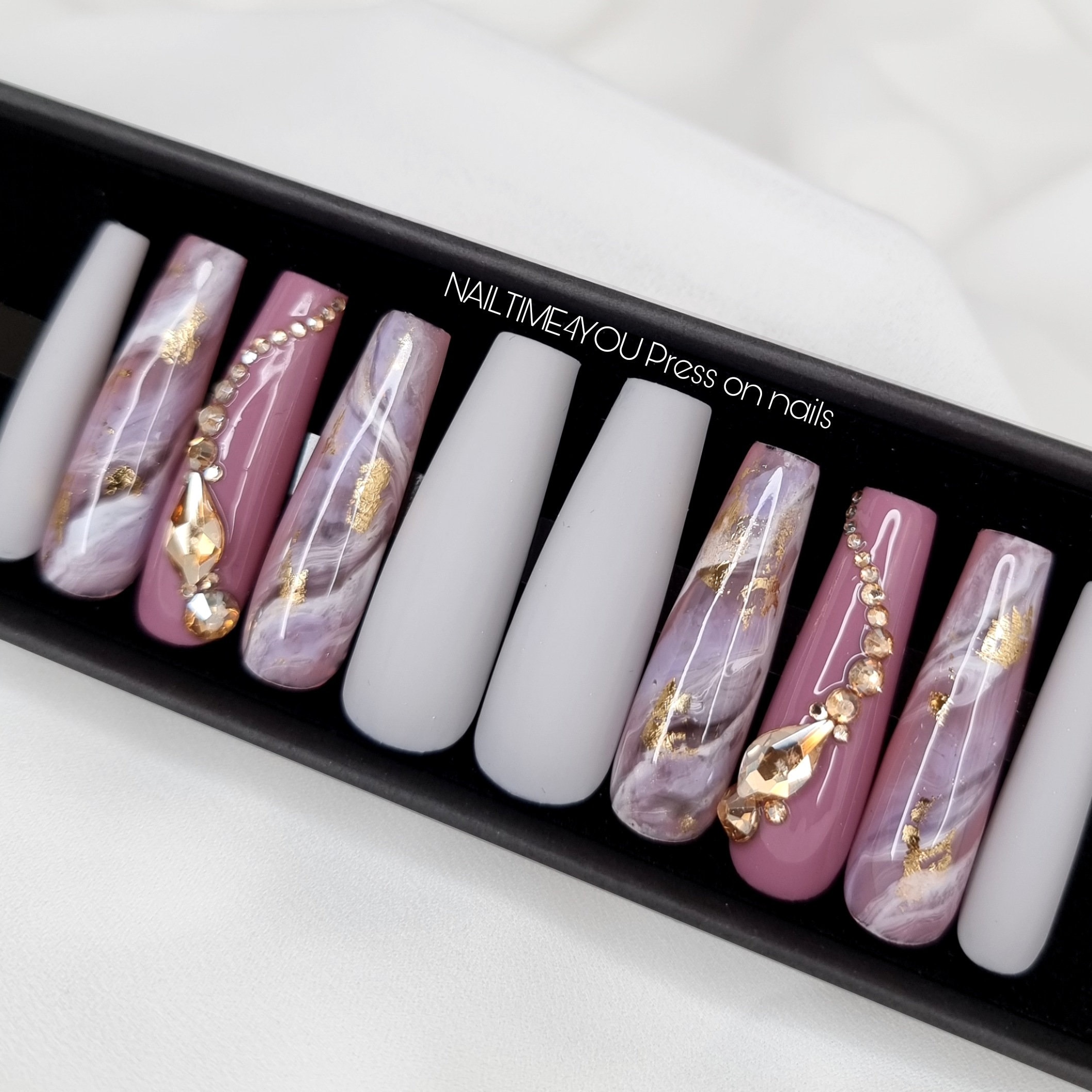 Acrylic And Press On Nails Nail Art Custom Press On Nails Pe