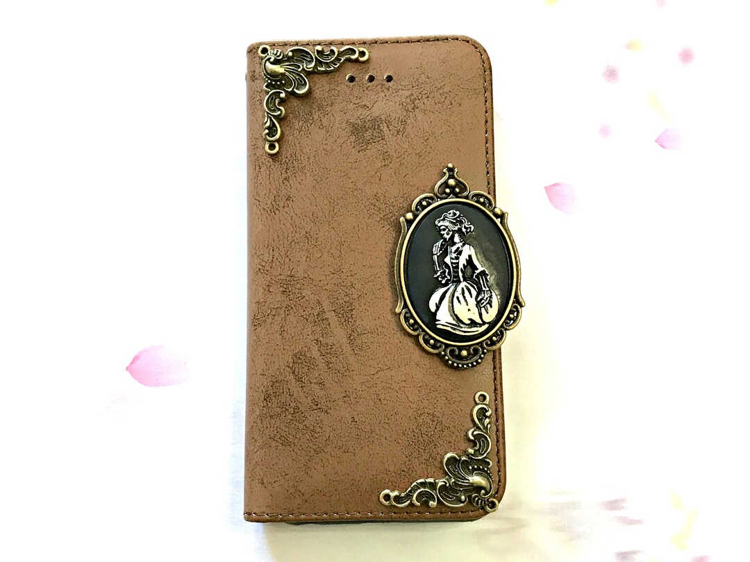 Gothic Skull Lady Phone Leather Wallet Removable Case for iPhone Xs Xr ...