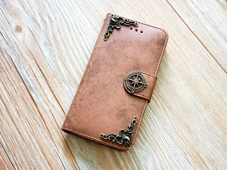 Compass Phone Wallet Removable Case for Iphone X XS XR 11 Pro | Etsy