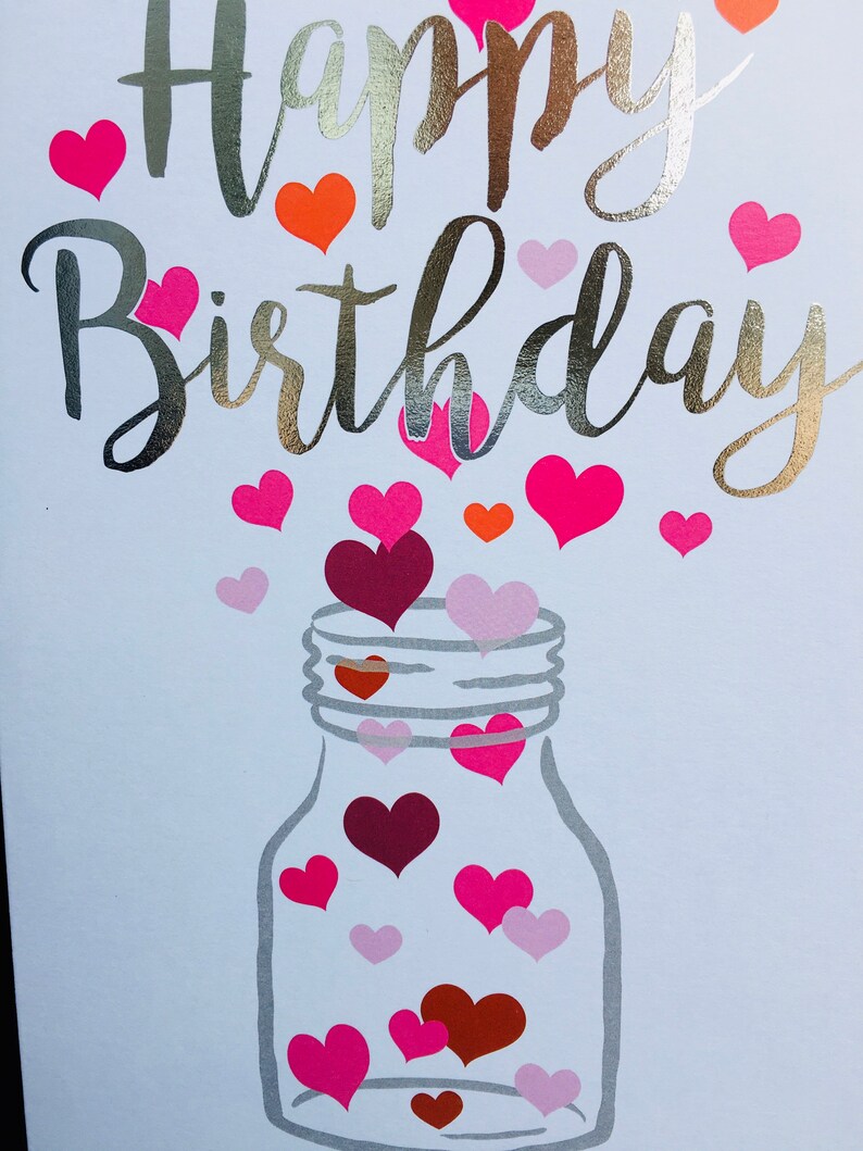 Happy Birthday Card/large - Etsy UK