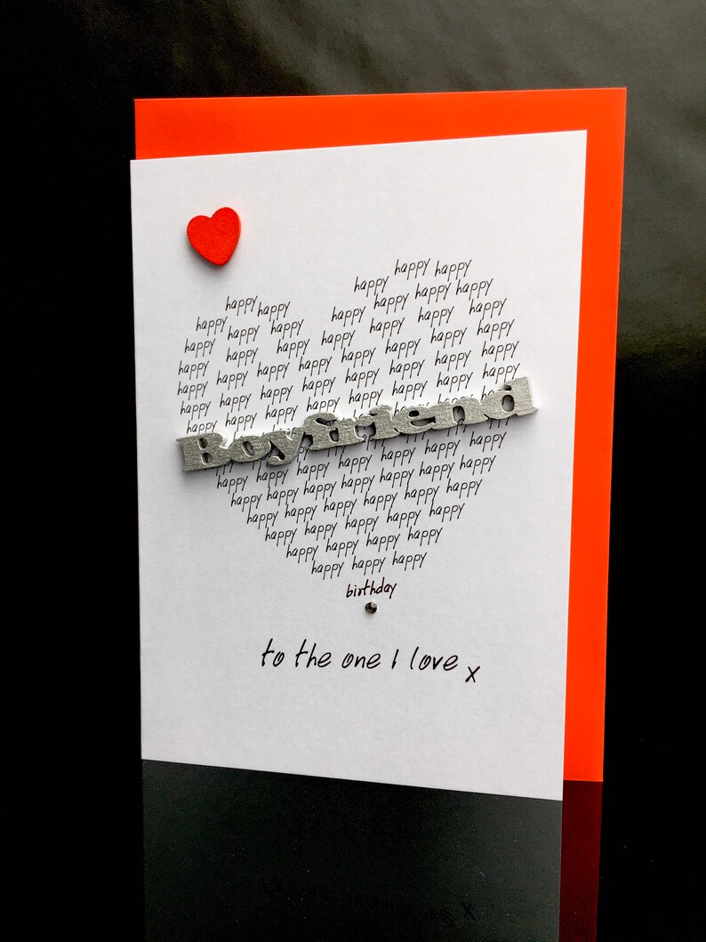 Boyfriend Birthday Card/birthday Card for Boyfriend/large - Etsy