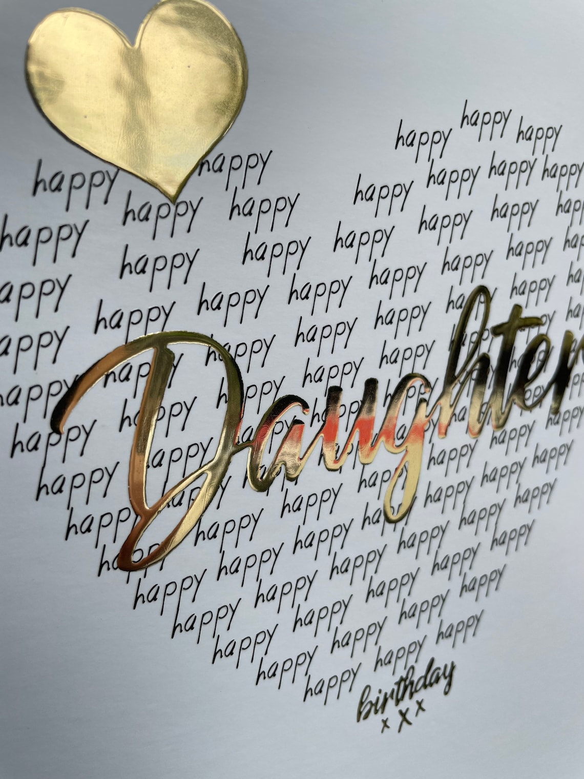 Daughter Birthday Card/birthday Card for Daughter/large - Etsy