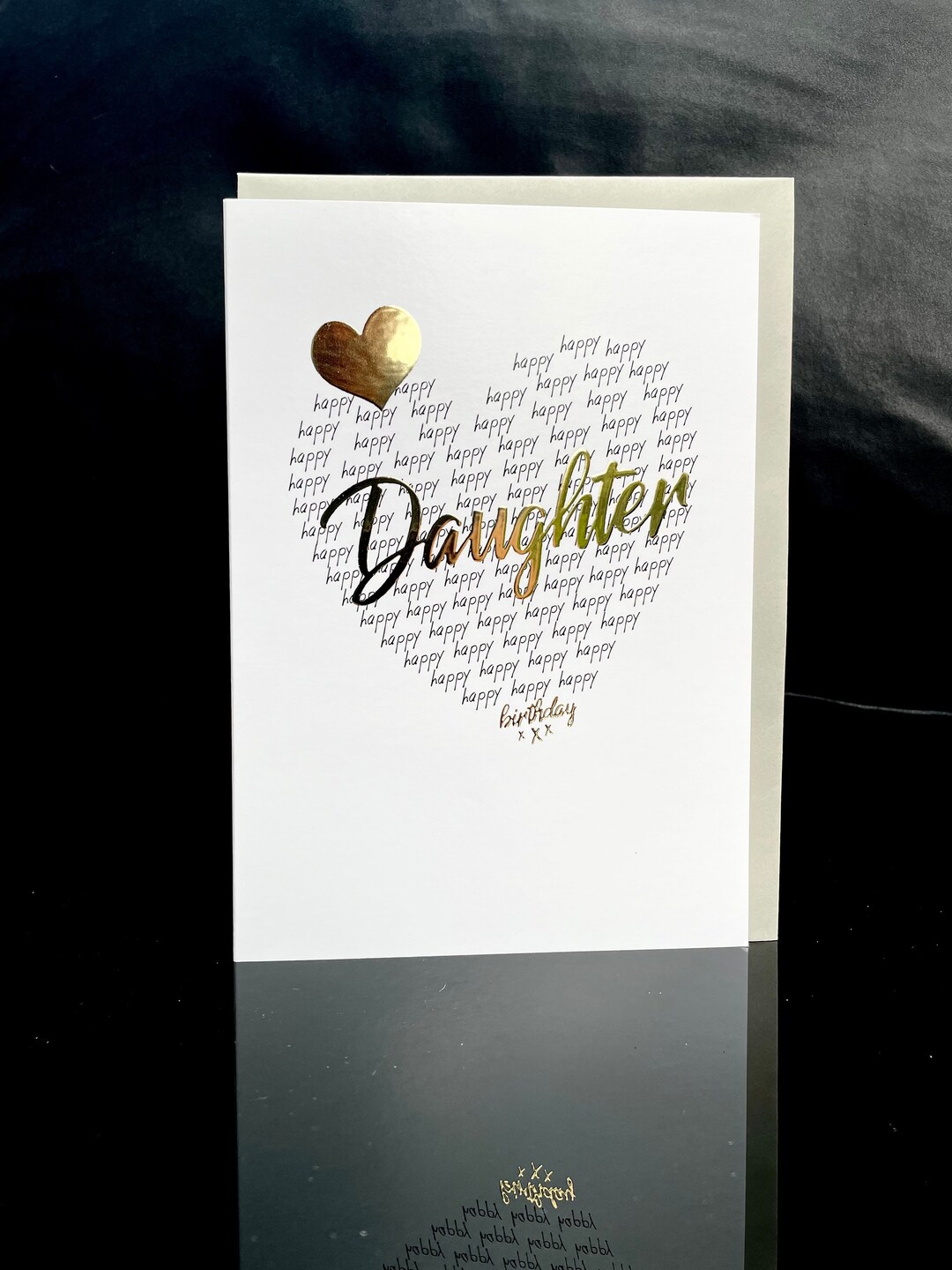 Daughter Birthday Card/birthday Card for Daughter/large Card/female ...