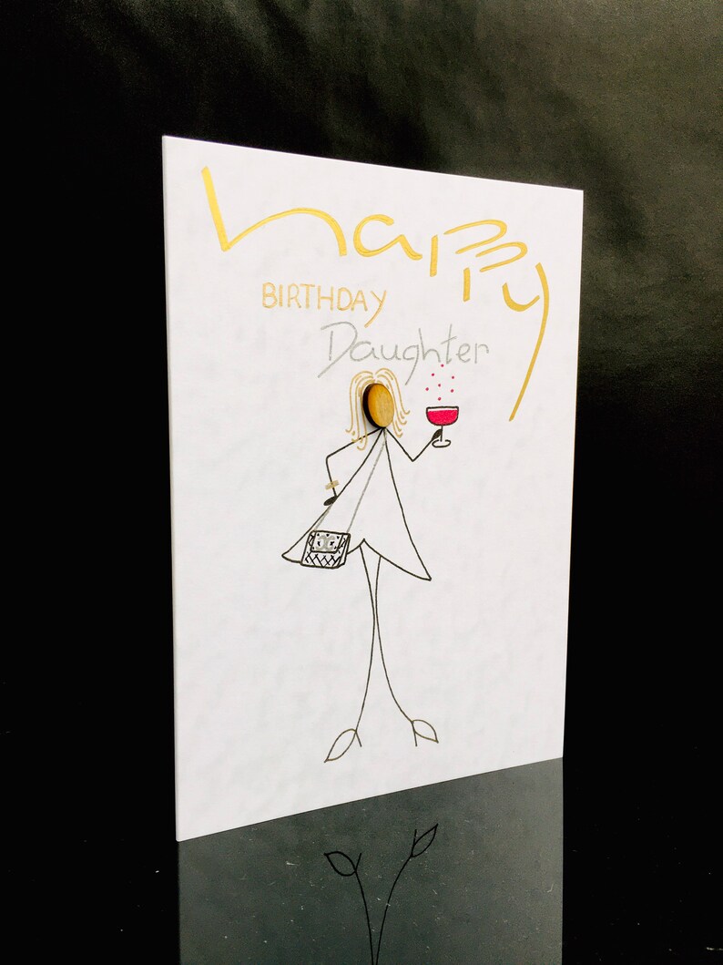 Happy Birthday Daughter/daughter Birthday Card/large - Etsy