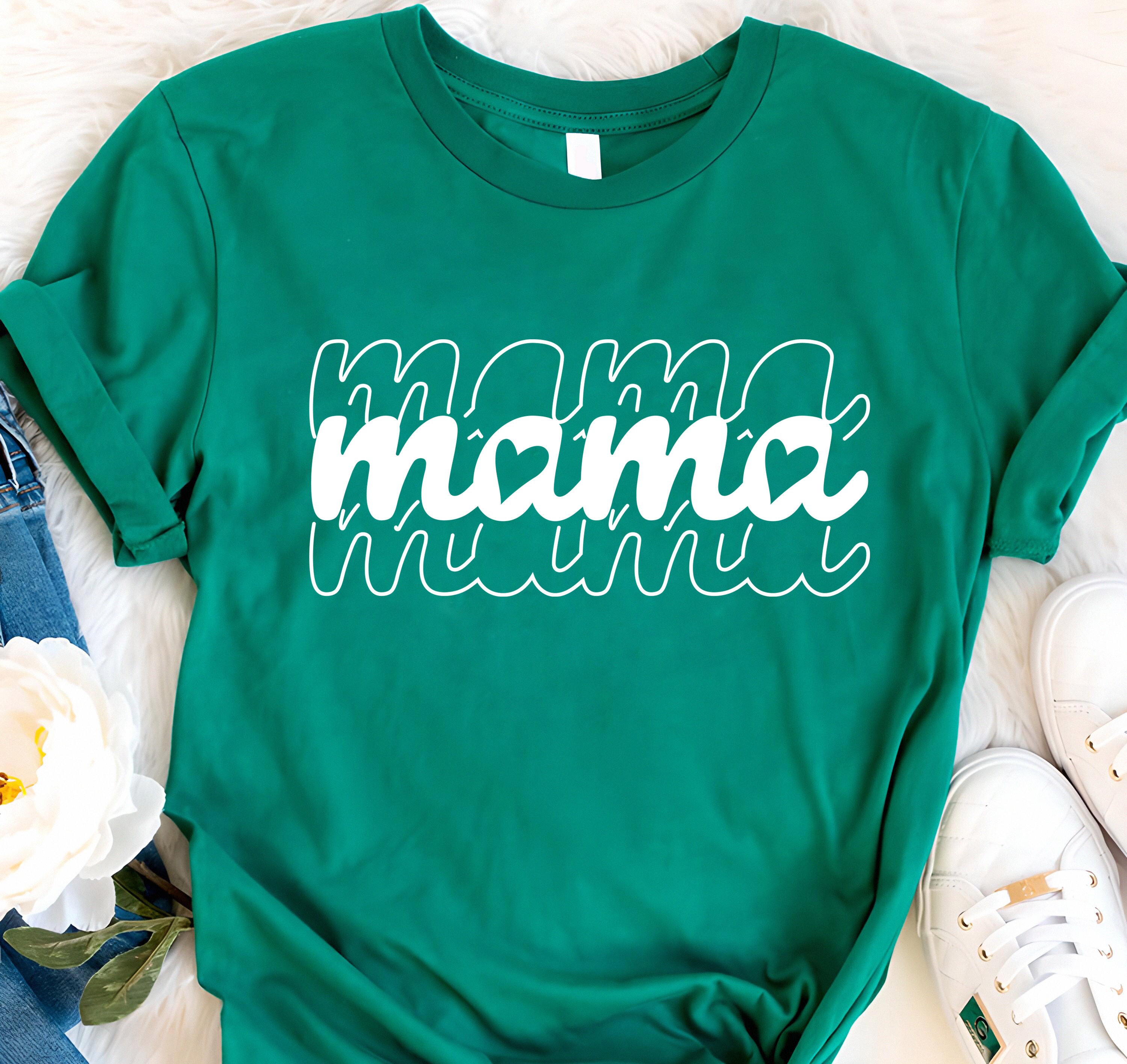 MAMA Outline SVG, Mama Png, Mama Svg Varsity, Mama Svg Cheetah ...