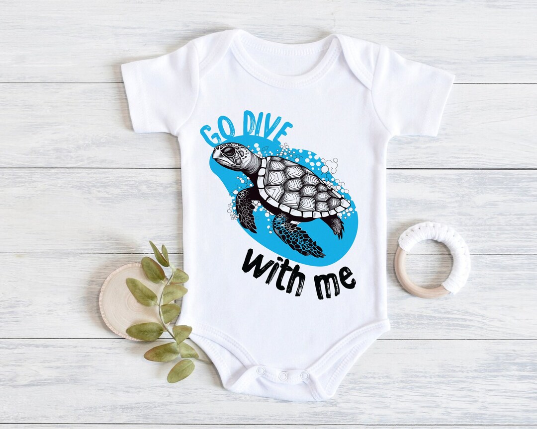 Go Dive With Me Quote SVG, Quote Svg for Shirts, Cute Sea Animal Svg ...