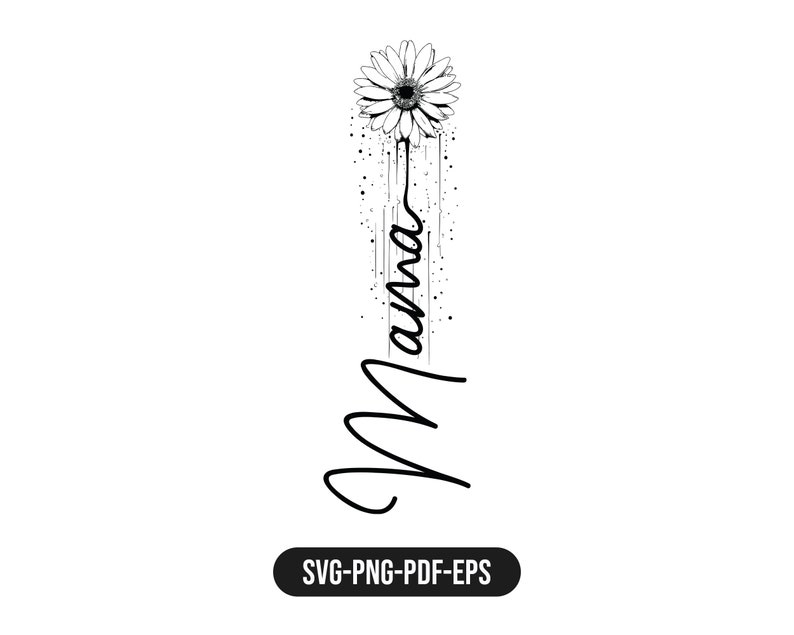 Mama Flower Svg Mother Svg Mom Svg Mothers Day Shirt Svg - Etsy