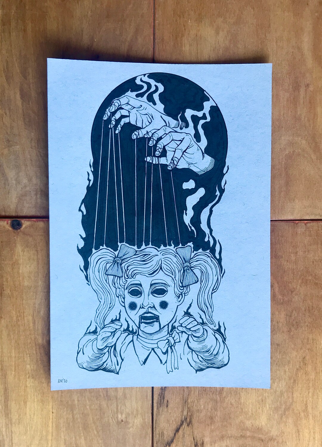 Original Puppet Ink Artwork - Etsy