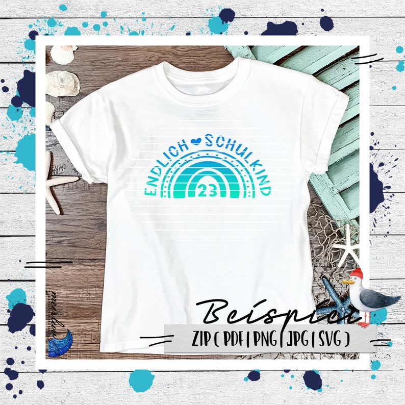 Plotterdatei Endlich Schulkind SVG PNG Cutfile Einschulung Schule Mitbringsel Mitbringsel ...
