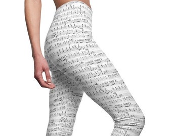 Music Note Leggings - Etsy