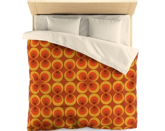 Retro Duvet Cover | Etsy