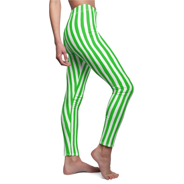 Striped Leggings Etsy