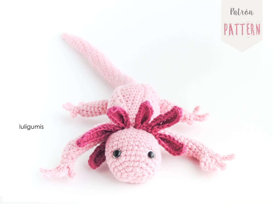 Axolotl Crochet Pattern Animal Axolotl Amigurumi Pattern Animal Axolotl ...