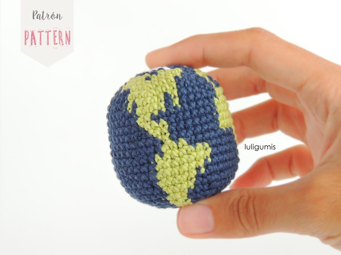 Earth Amigurumi Pattern Planet Earth Crochet Pattern | Etsy