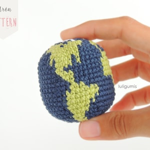 Earth Amigurumi Pattern Planet Earth Crochet Pattern Environment Day ...