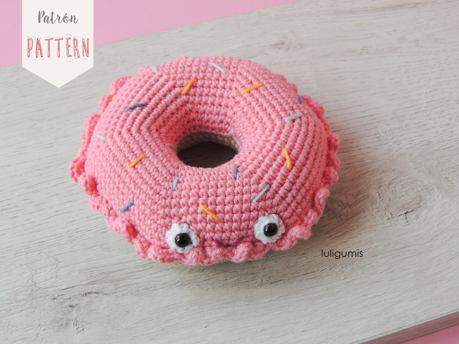 Donuts crochet pattern donut amigurumi pattern food | Etsy
