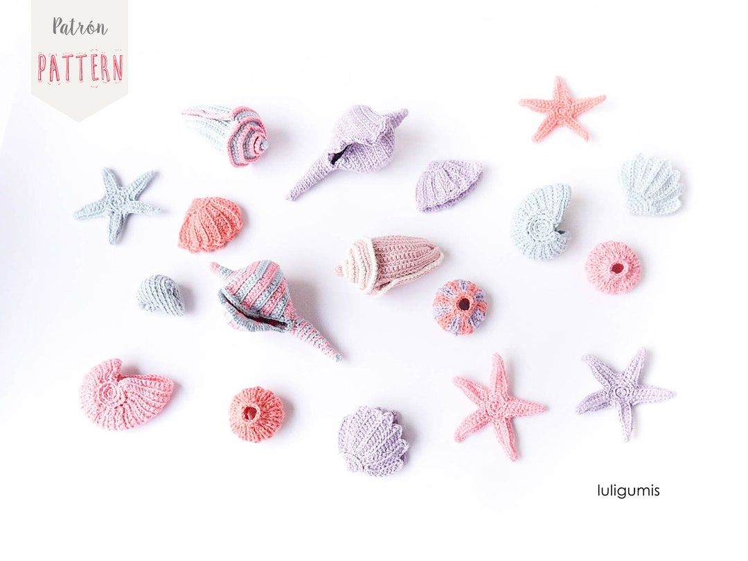 Sea Snails Crochet Pattern Shell Crochet Pattern Starfish Crochet ...