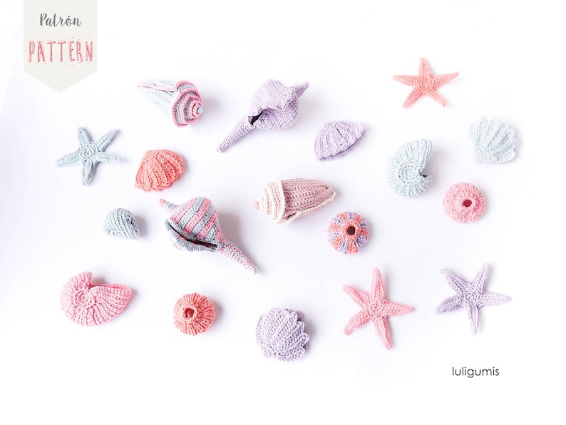 Sea Snails Crochet Pattern Shell Crochet Pattern Starfish Crochet ...
