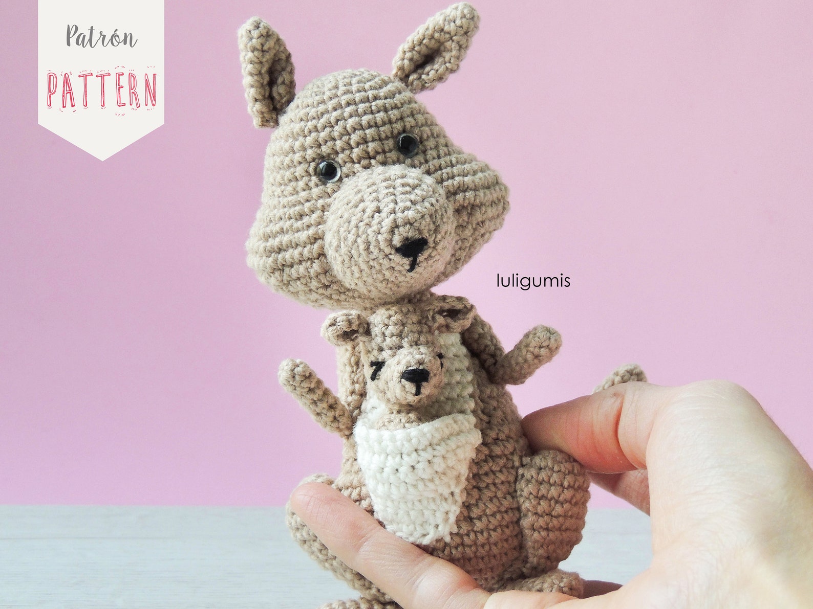 Kangaroo Amigurumi Pattern Kangaroo Crochet Pattern | Etsy