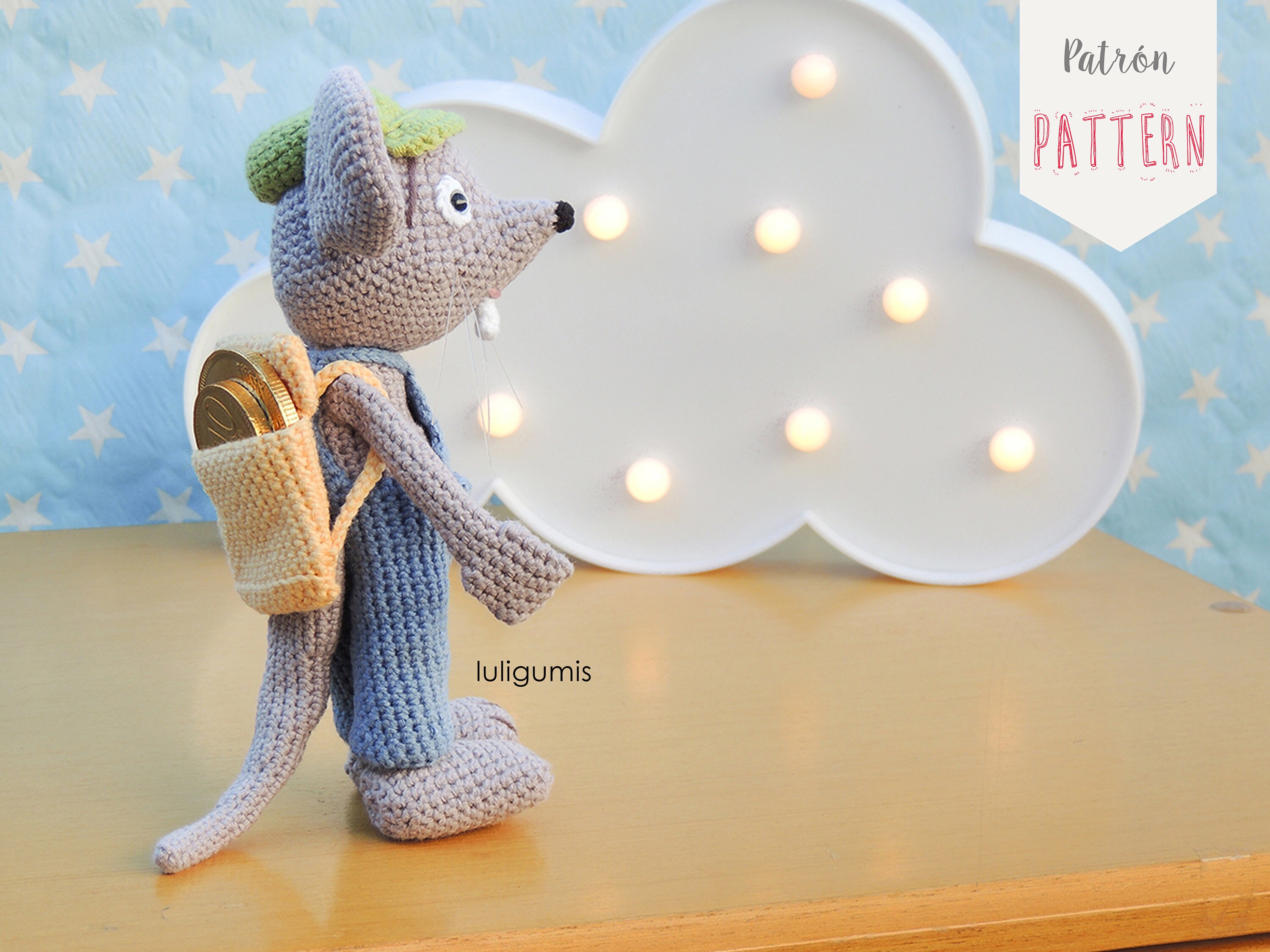 Spanish Tooth Fairy Amigurumi Pattern Pérez Mouse Crochet - Etsy UK