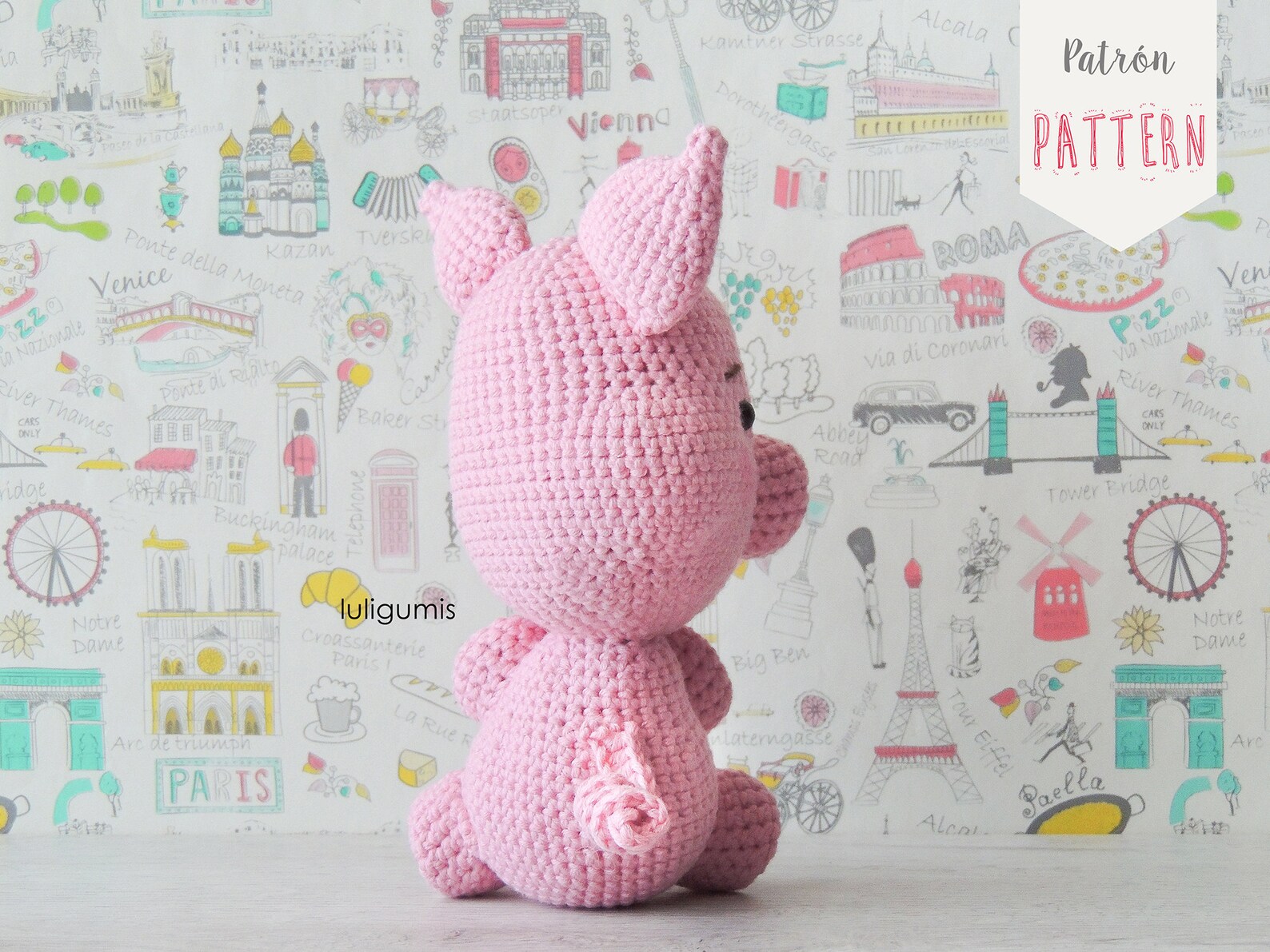 Pig Amigurumi Pattern Piggy Crochet Pattern Piglet Amigurumi | Etsy