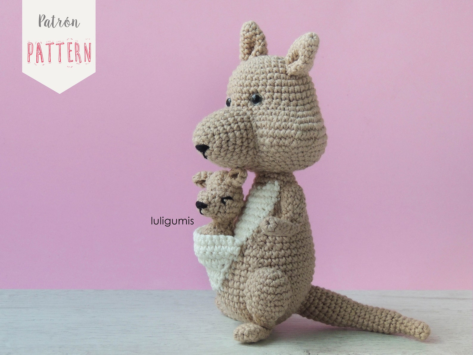 Kangaroo Amigurumi Pattern Kangaroo Crochet Pattern | Etsy