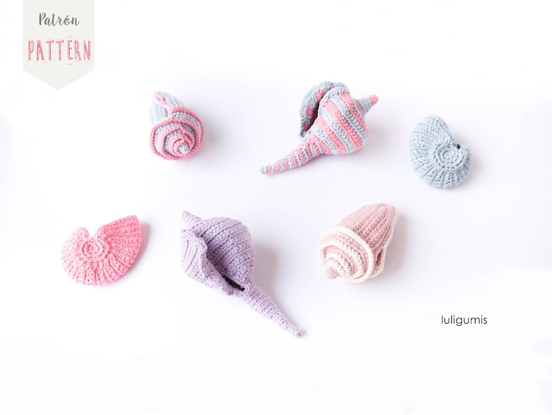 Sea Snails Crochet Pattern Shell Crochet Pattern Starfish - Etsy