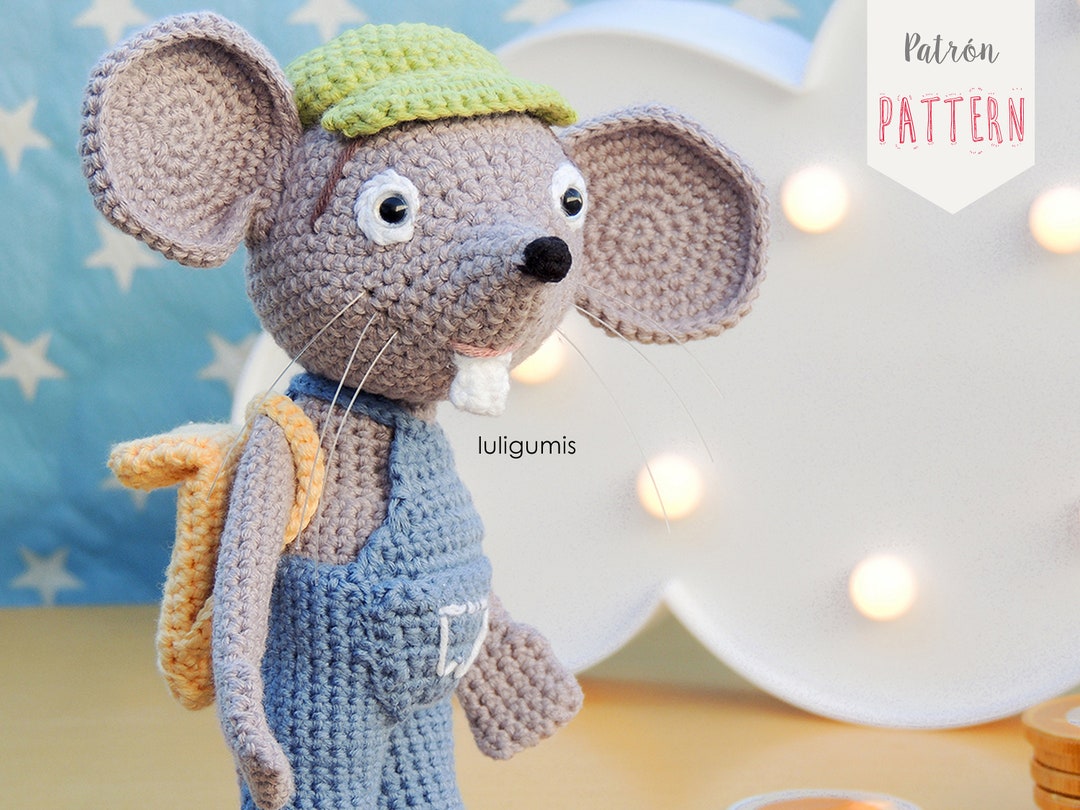 Spanish Tooth Fairy Amigurumi Pattern Pérez Mouse Crochet Pattern Tooth ...