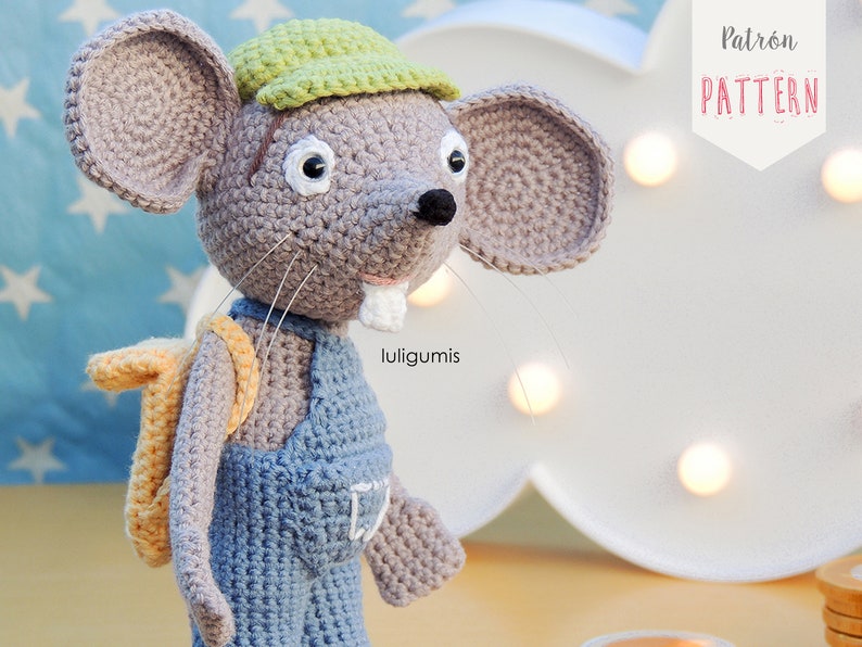 Spanish Tooth Fairy Amigurumi Pattern Pérez Mouse Crochet - Etsy