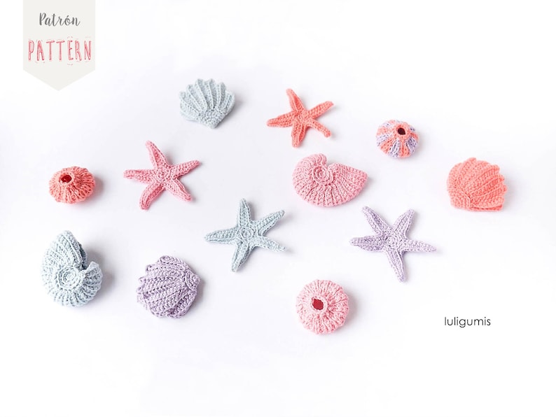Sea Snails Crochet Pattern Shell Crochet Pattern Starfish Crochet ...