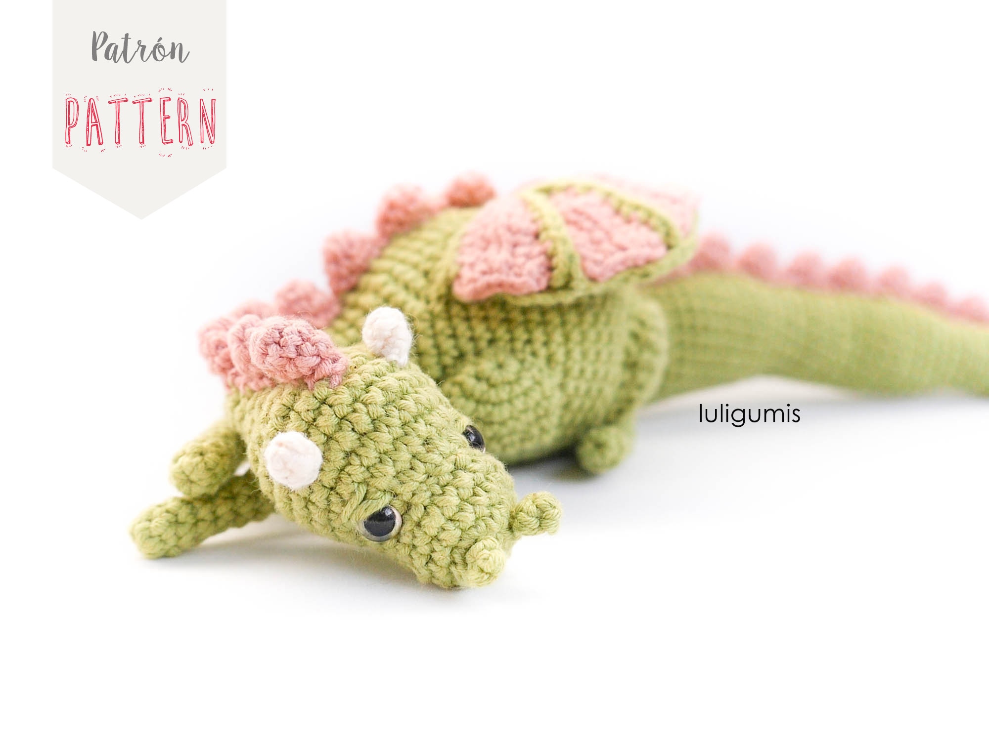 Crochet Dragon Pattern: Amigurumi Fantasy Animal (PDF Pattern) - Etsy