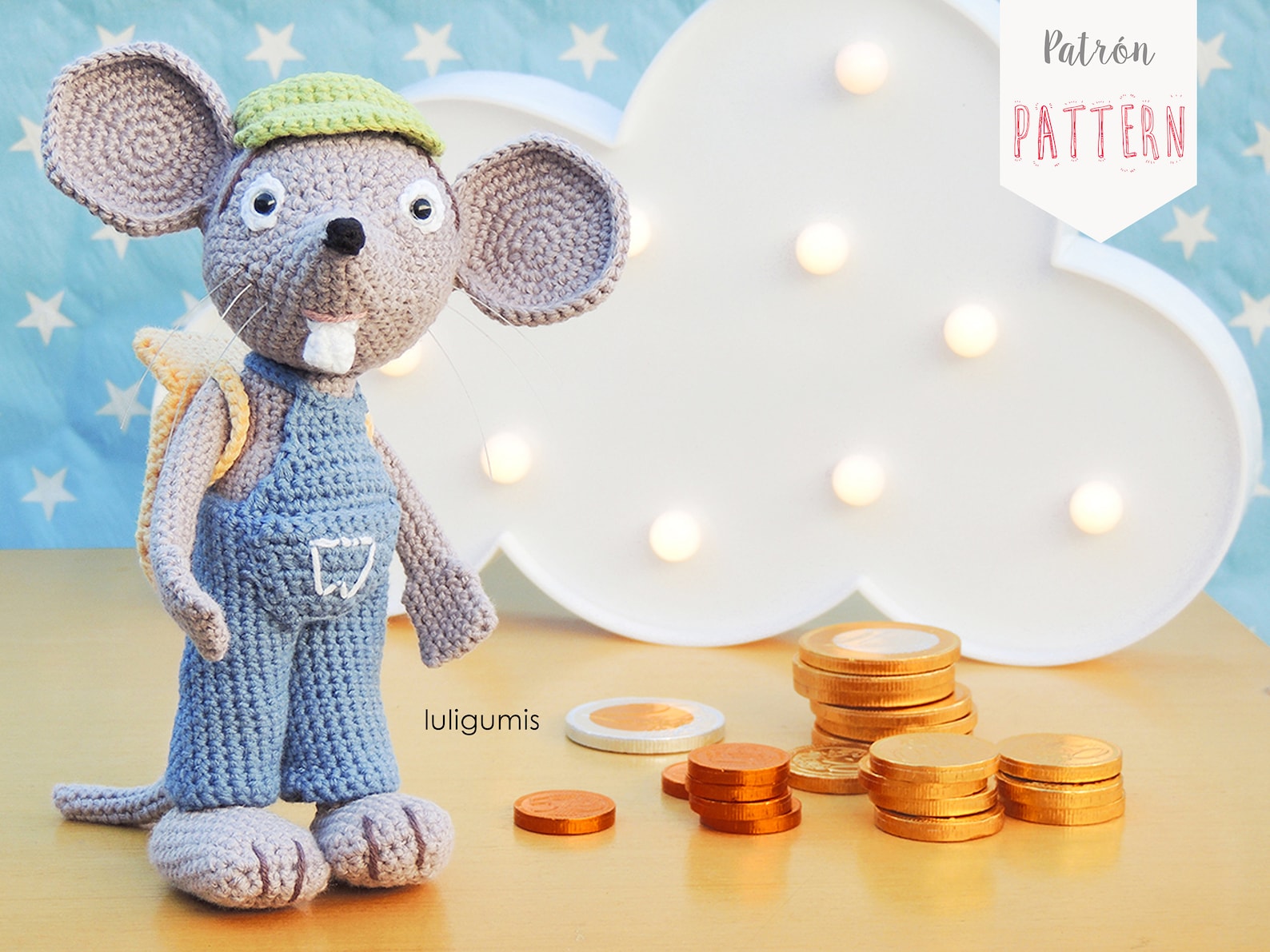Spanish Tooth Fairy Amigurumi Pattern Pérez Mouse Crochet - Etsy