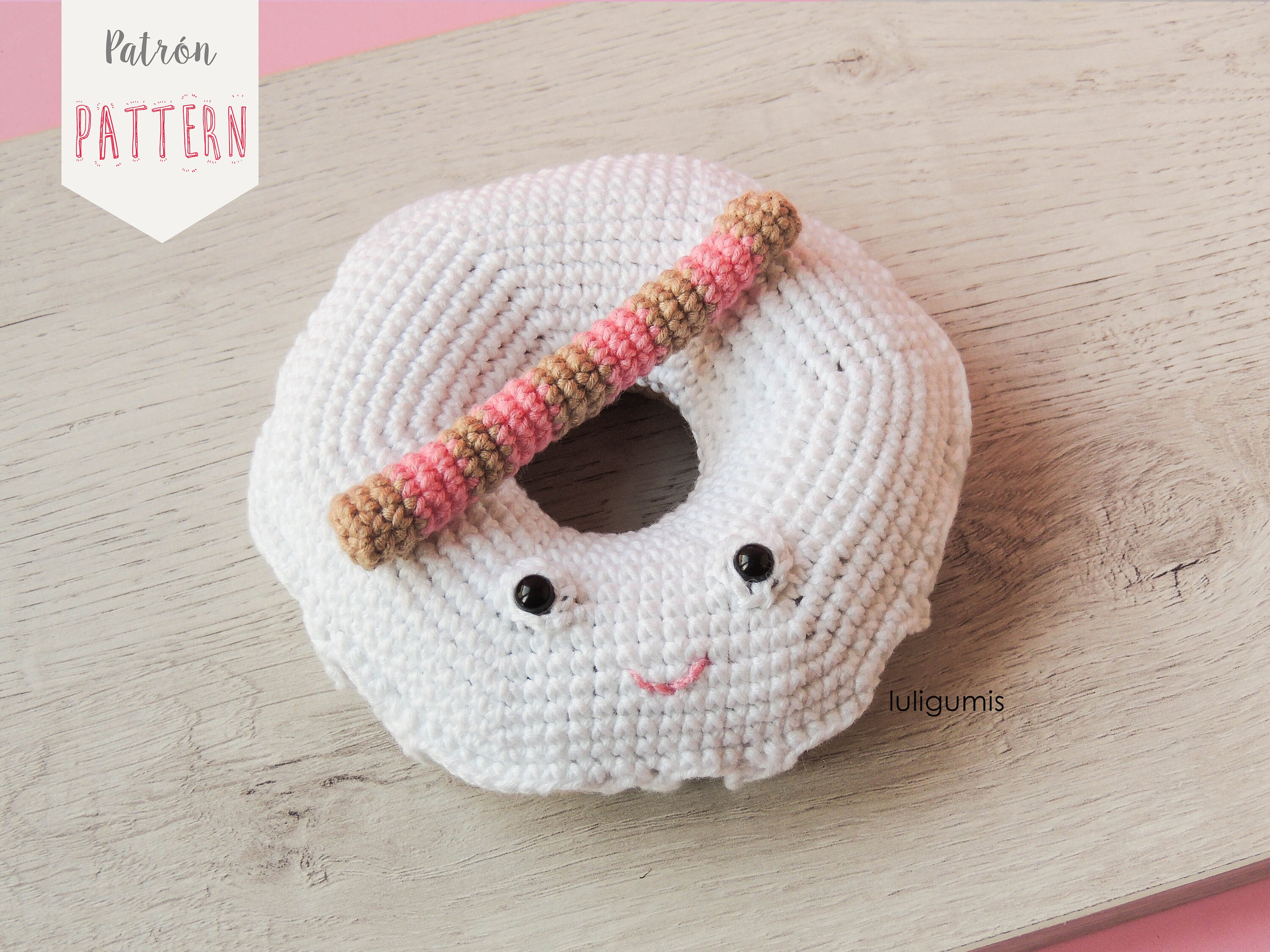 Donuts crochet pattern donut amigurumi pattern food | Etsy