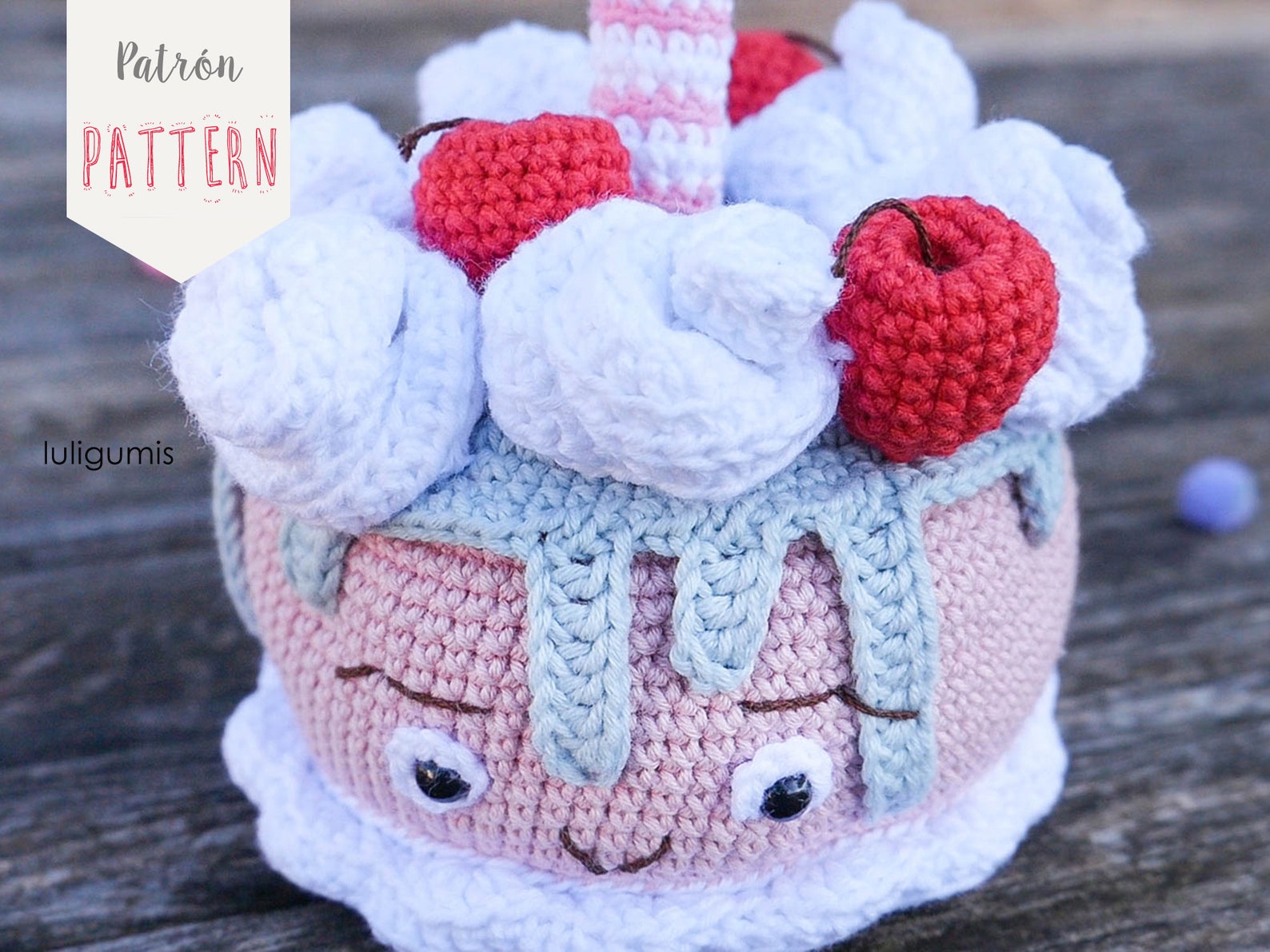 Amigurumi Birthday Cake Crochet Pattern Amigurumi Food Crochet Pattern ...