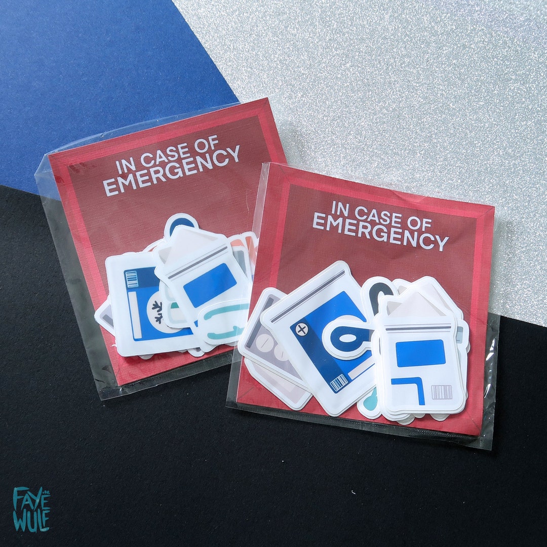 First Aid Kit Sticker Pack | Die-cut Stickers | Cute | Medicine ...