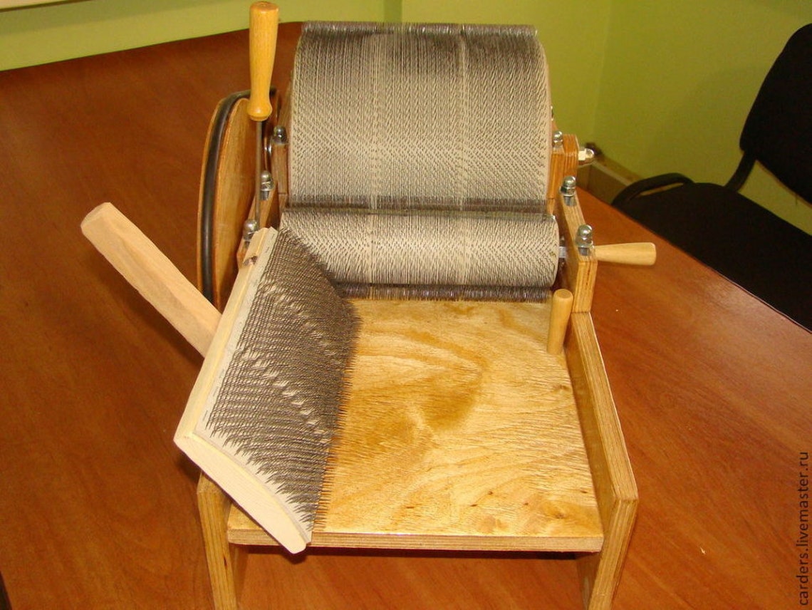Happy Drum Carder for wool XL 96TPI | Etsy