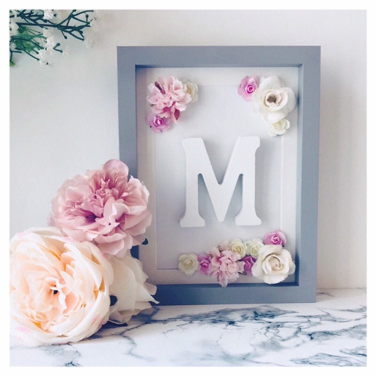 Personalised Floral Frame - Etsy
