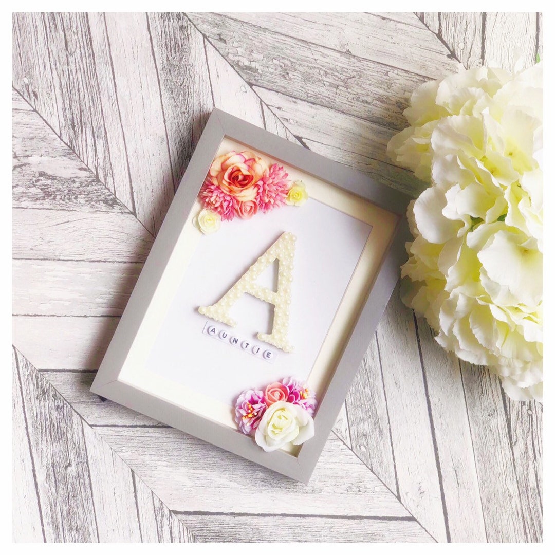 Personalised Floral Frame - Etsy