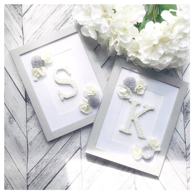 Personalised Floral Frame - Etsy