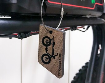 Wooden key chain | Etsy