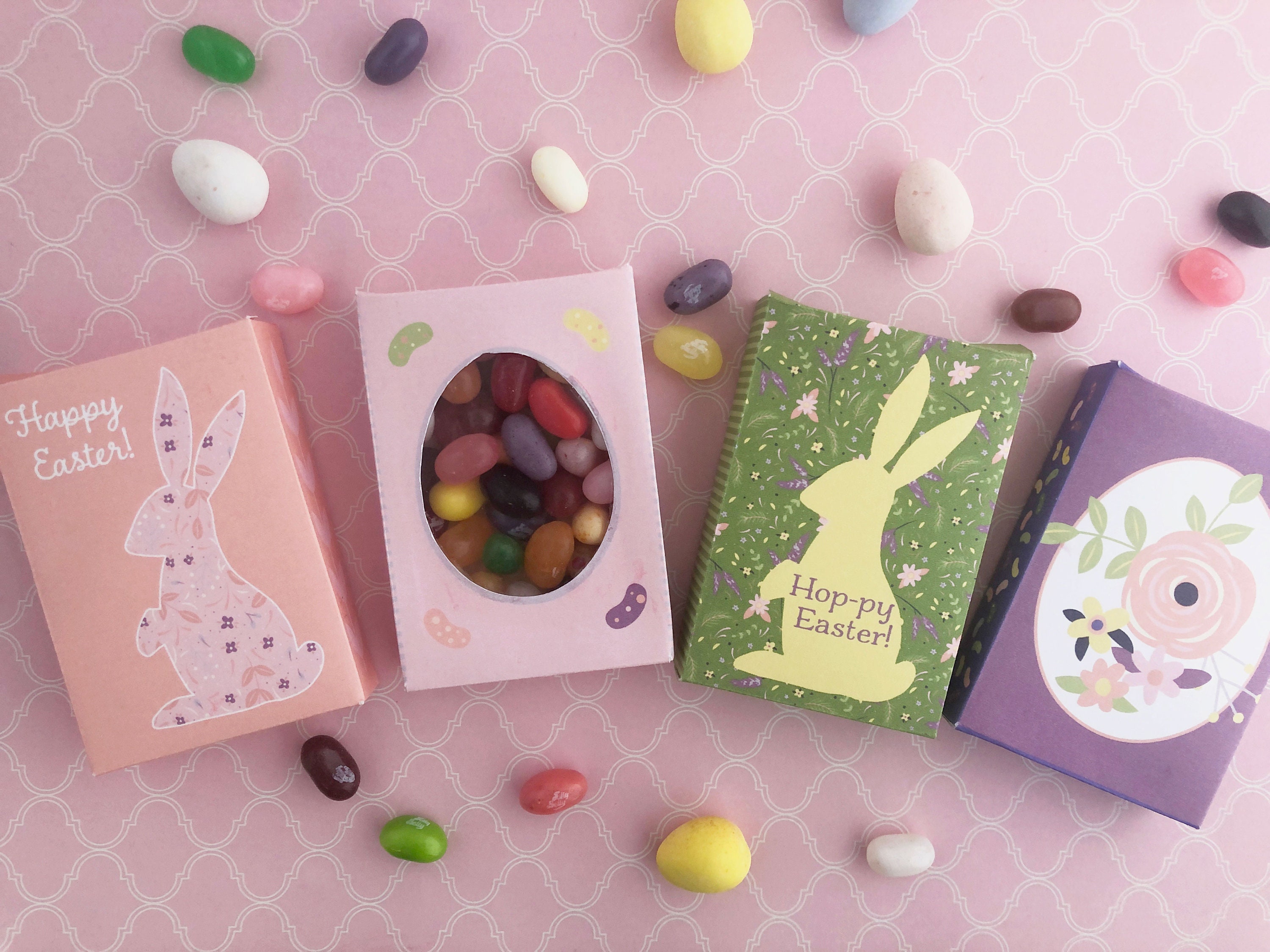 Easter Candy Boxes / Printable Craft / Box Template / Easter | Etsy