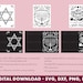 Jewish Holiday Insert Card Cut Files Bundle / SVG Card - Etsy