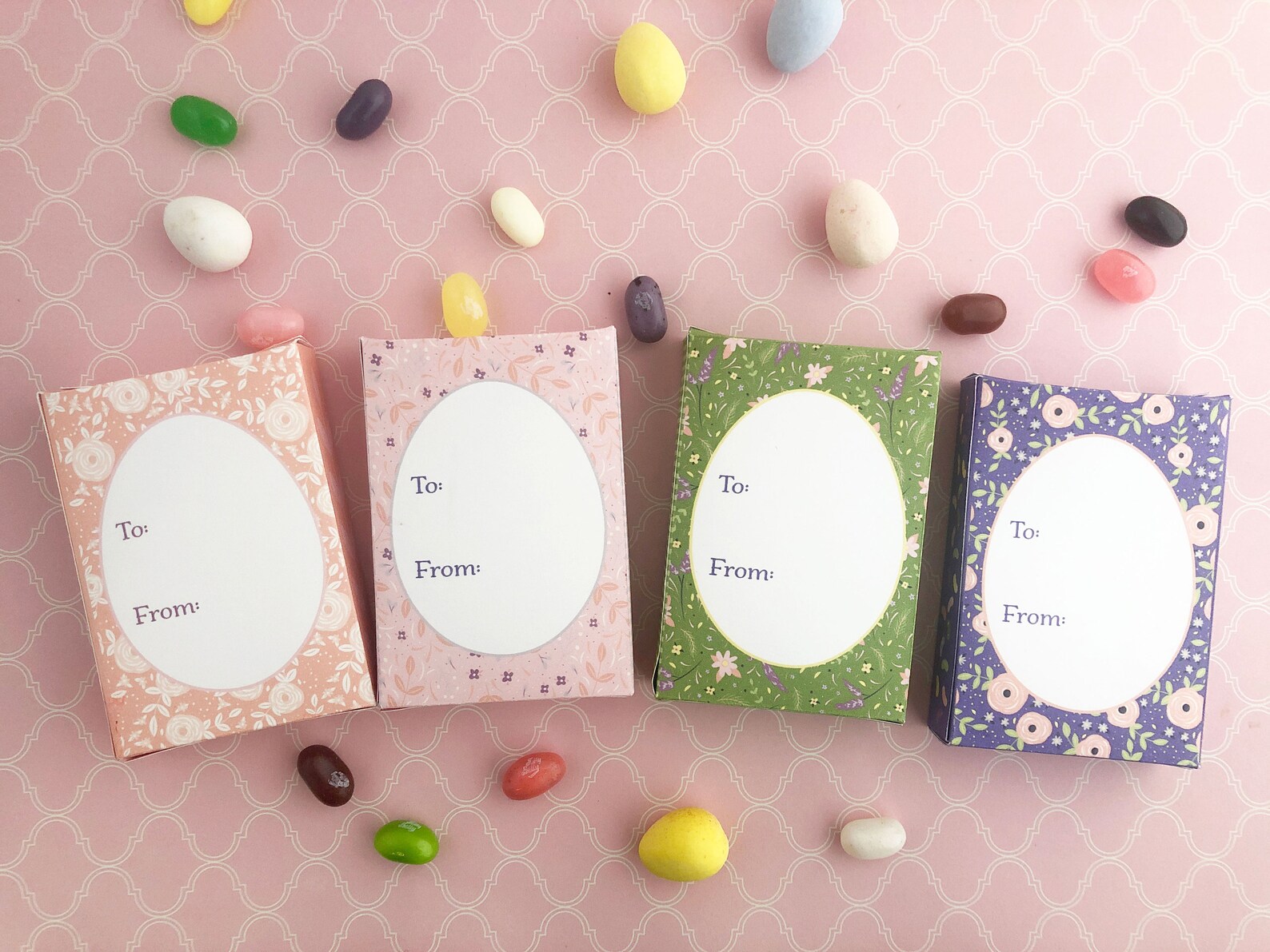 Easter Candy Boxes / Printable Craft / Box Template / Easter | Etsy