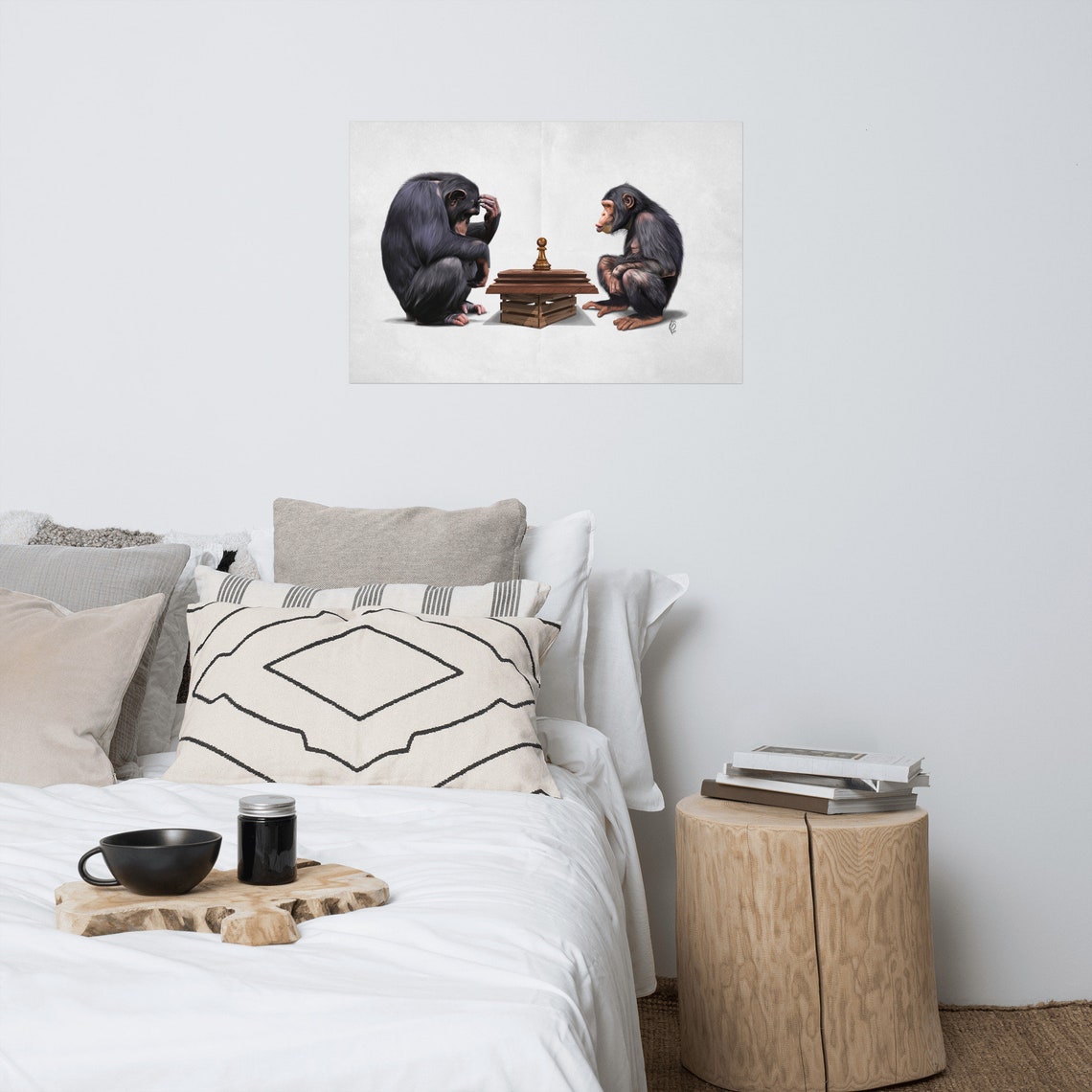 The Pawns (wordless) Art Poster Print Ideal Gift Wall Hanging Featuring ...