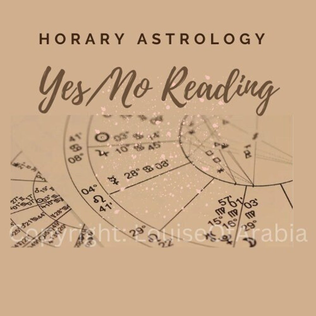Yes or No Horary Astrology Question Plus Bonus Card Reading - Etsy