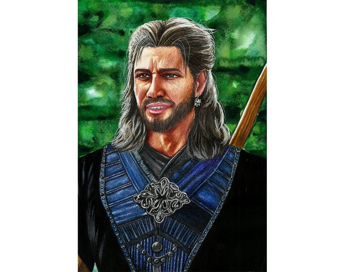 Baldur's Gate 3 Gale Portrait Handmade Drawing Wall Art Decor - Etsy UK