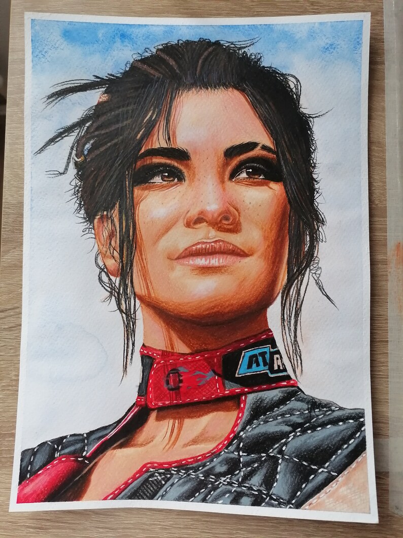Cyberpunk 2077 Panam Palmer Portrait Handmade Drawing Wall Art - Etsy